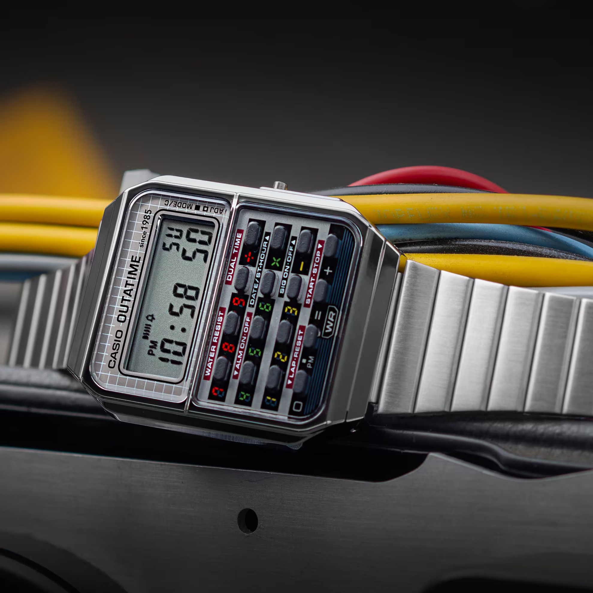 Casio Vintage x Back to the Future Collaboration Limited Edition CA ...